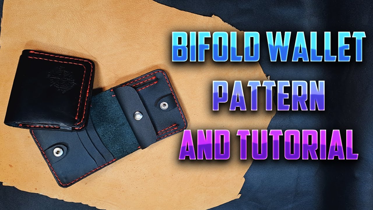 Pattern Leather - Bifold Wallet and Tutorial - YouTube