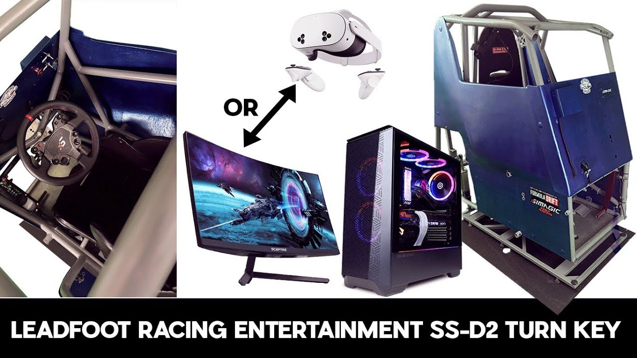 Racing Sprint Cars on iRacing in the SS-D2 Sprint Car Motion Simulator ...