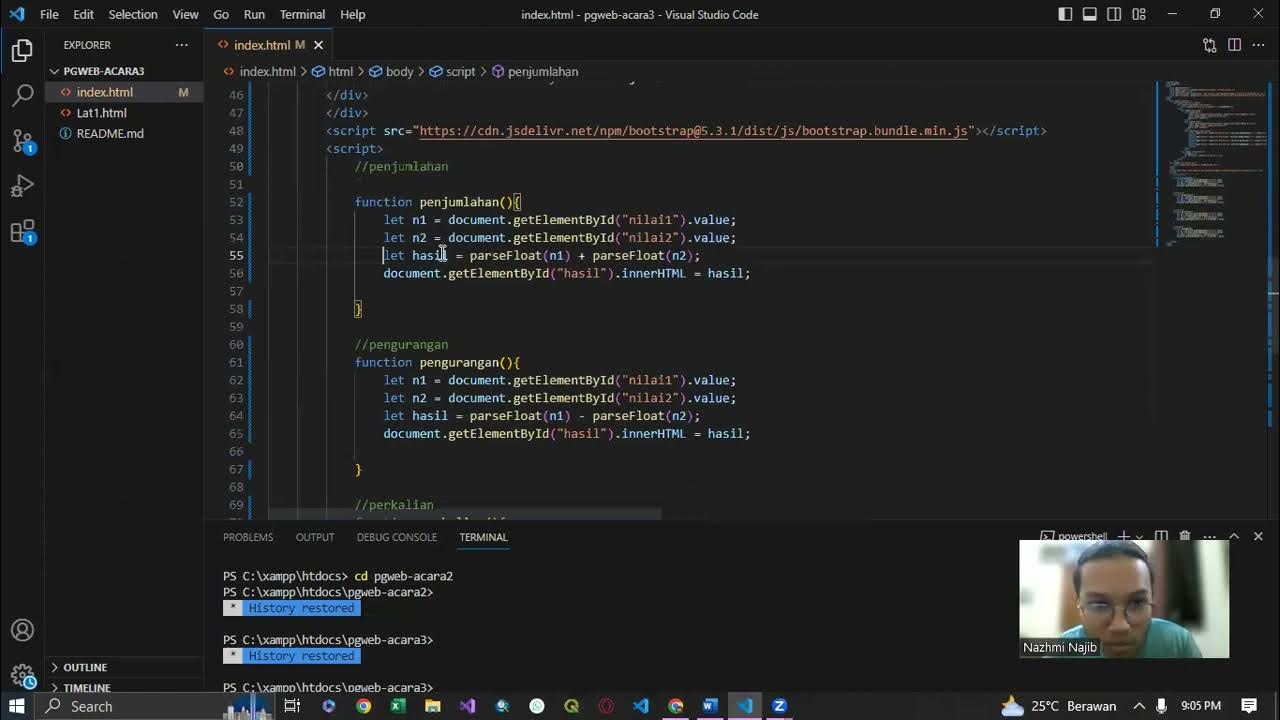 Pemrograman Geospasial Web Acara 3 - YouTube