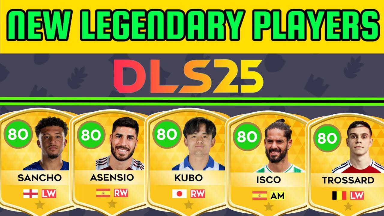 DLS 25 • NEW LEGENDARY PLAYERS RATING PREDICTION FOR DLS 25 NEW UPDATE ...