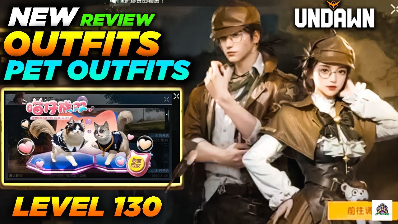 New Outfits🩱 LvL 130 ( Pet Outfits / Review / Gameplay ) -UNDAWN - YouTube