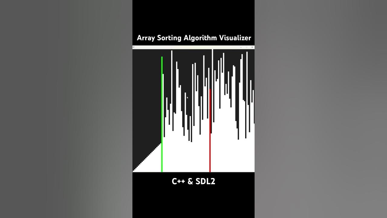 Array Sorting Algorithm Visualizer Selection Sort Youtube