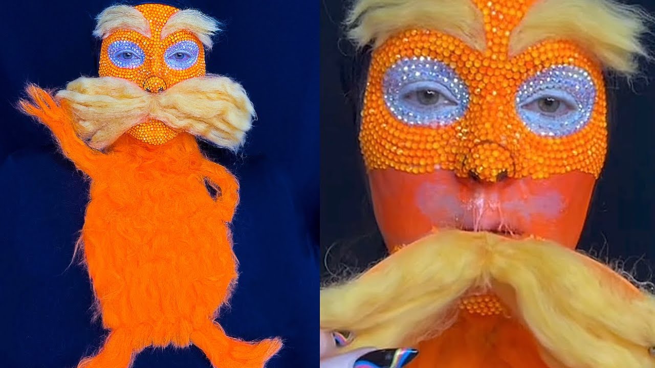 Lorax Rhinestone Makeup Removal - YouTube