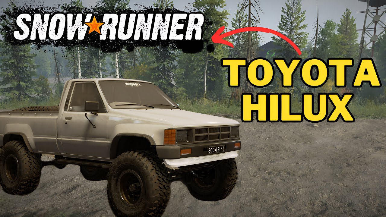SnowRunner: Novo, Realista MOD TOYOTA HILUX Consoles e PC - YouTube