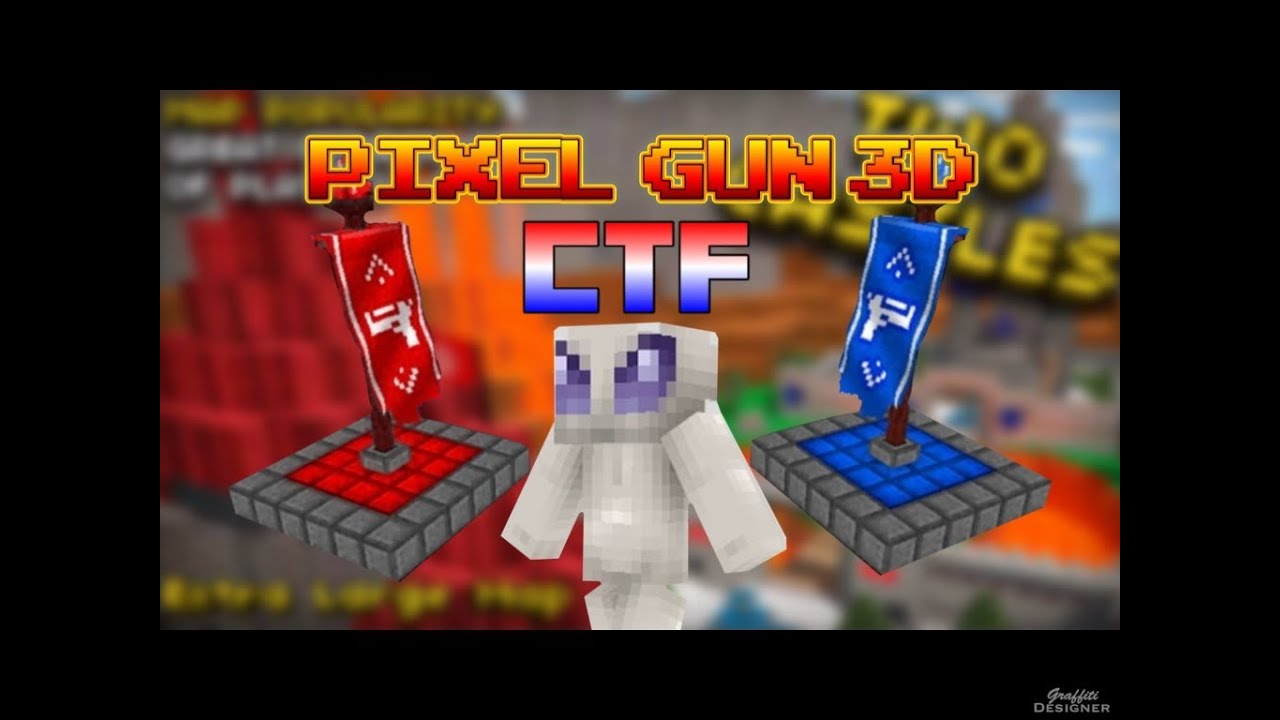 Pixel Gun 3D: First Game Of CTF! (joined late) - YouTube