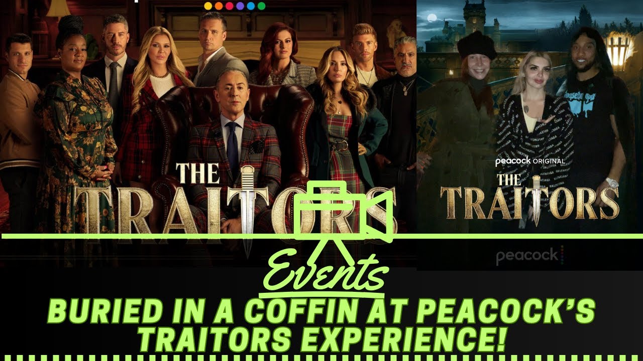 We Were Buried In a Coffin at Peacock’s The Traitors experience - YouTube