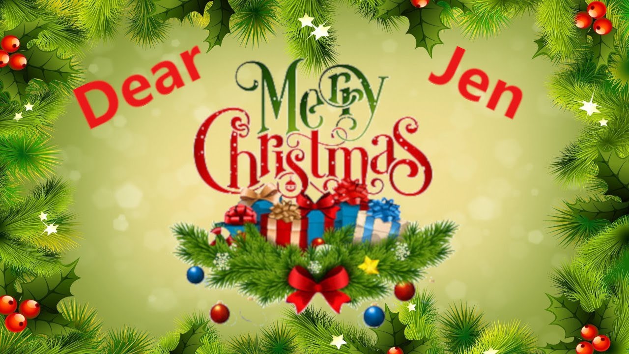 Merry Christmas From Jen! - YouTube