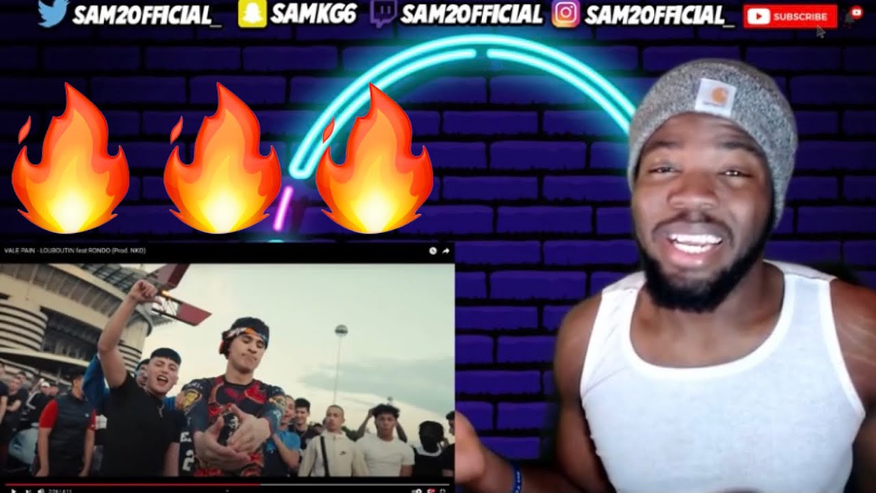 AMERICAN REACTS TO ITALIAN DRILL RAP .. VALE PAIN - LOUBOUTIN feat ...