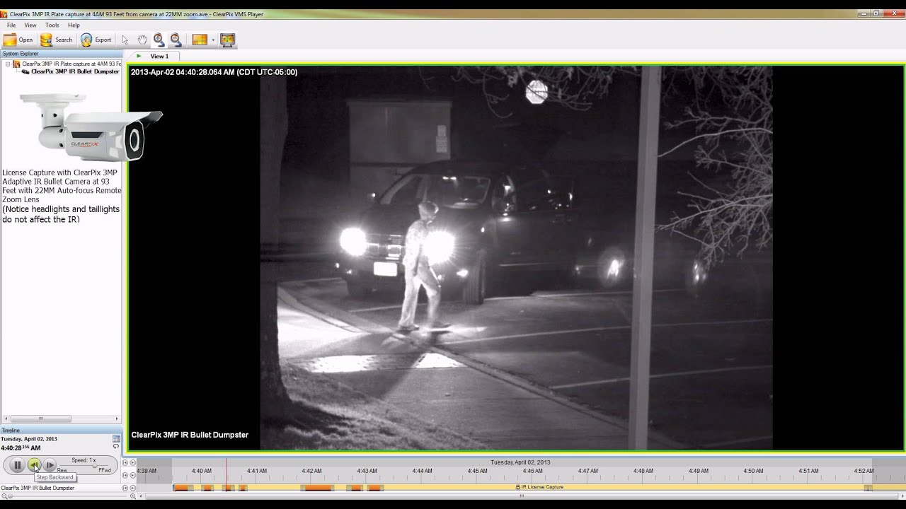 ClearPix 3MP Wide Dynamic Range IR Bullet Camera - YouTube