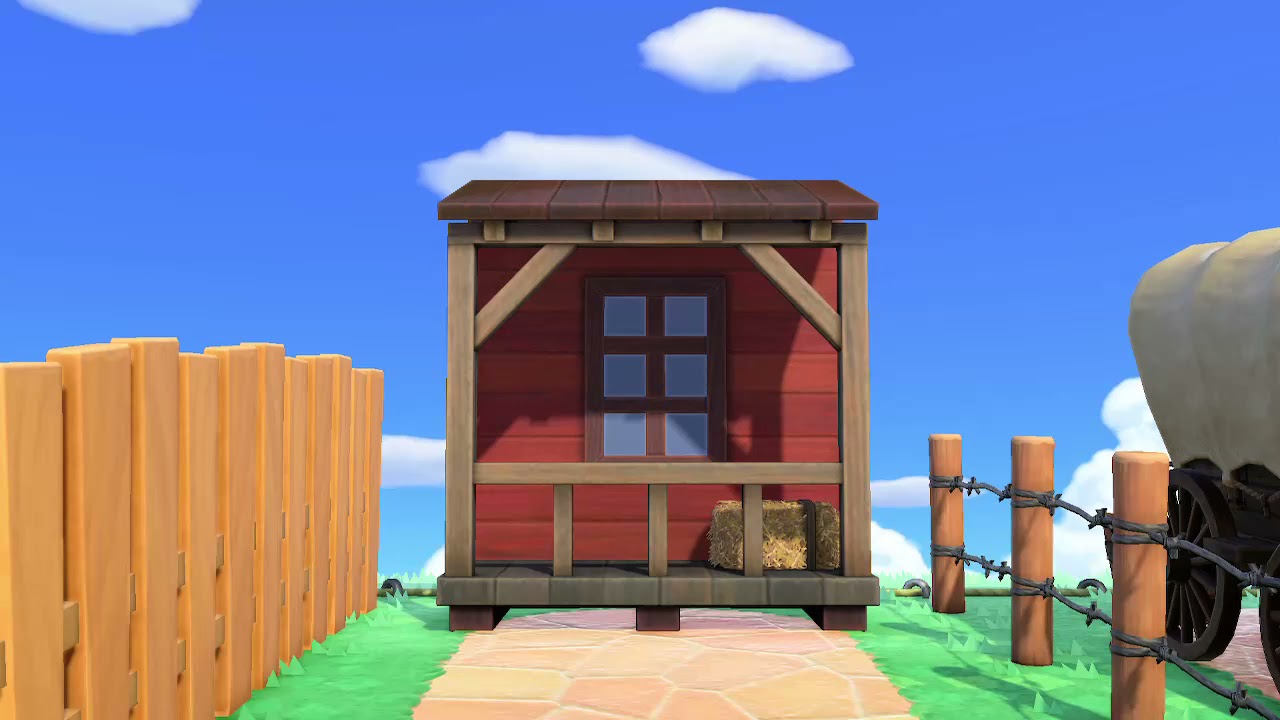 Storefront with fencing using Pro Camera in Animal Crossing New ...
