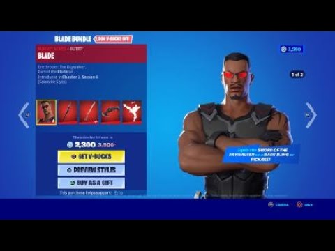 BLADE “BUNDLE” (MARVEL SERIES) 2300 V Bucks - Fortnite Review - YouTube