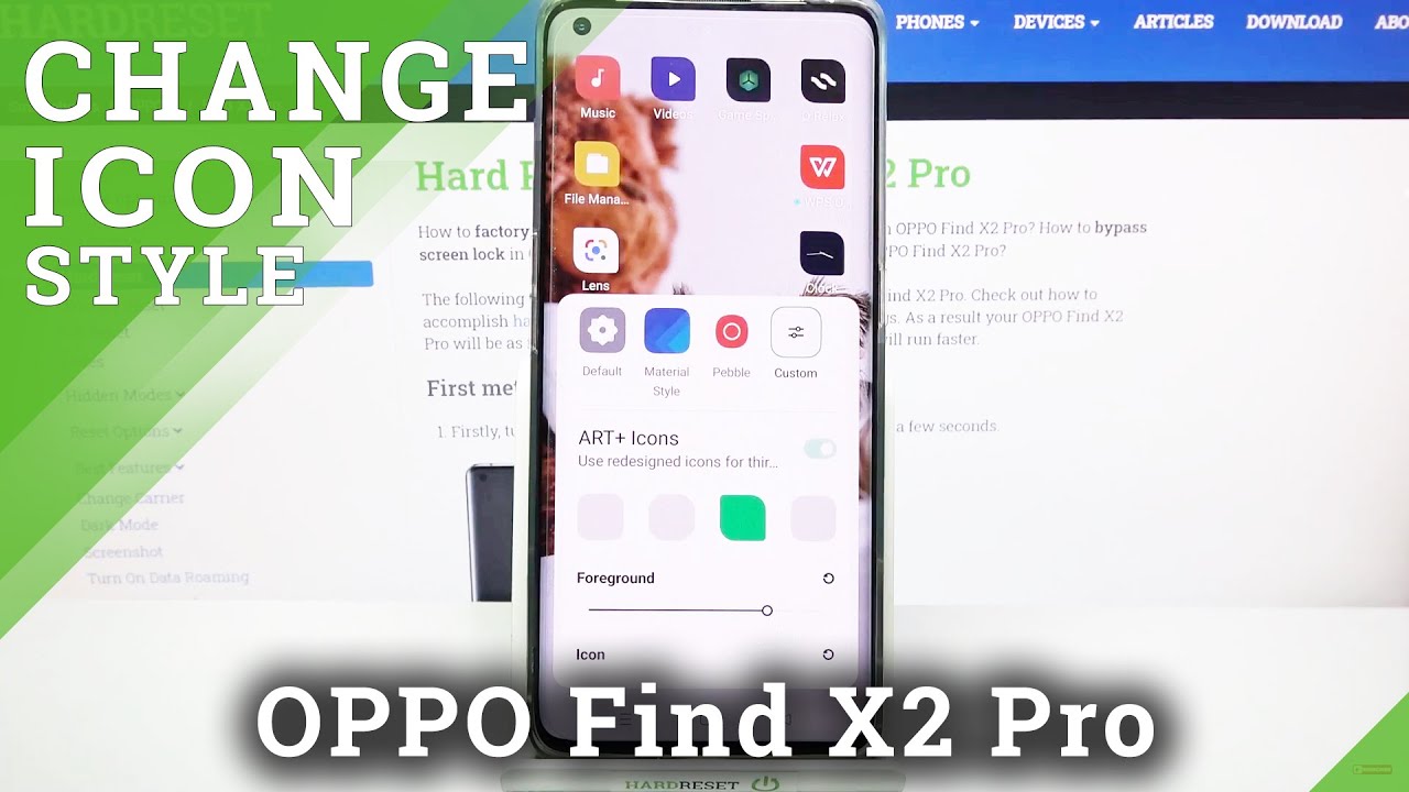 How to Set Up Icons Size in OPPO Find X2 Pro – Adjust Icons Size - YouTube