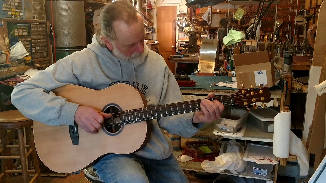 Joe Veillette Brazilian Rosewood 6 string - YouTube