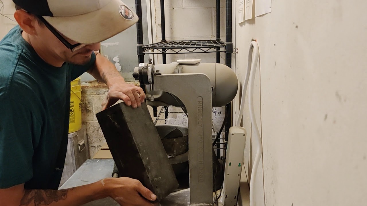 Concrete Shrink beam testing - YouTube