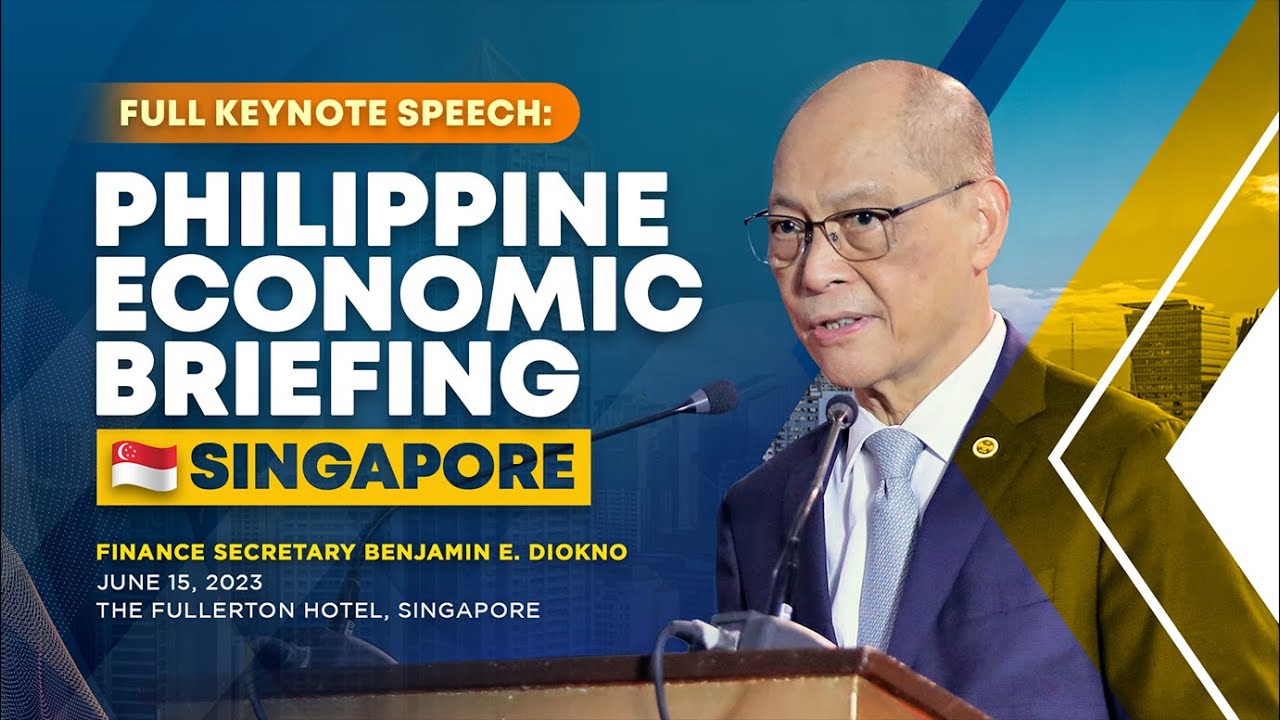 DOF Secretary Diokno Delivers Keynote Address at Philippine Economic ...