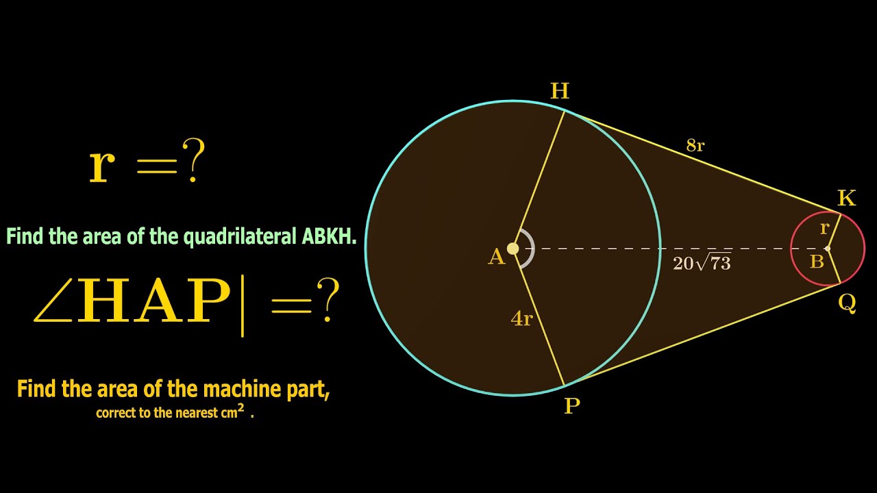 Find the radius, area and the angle |Trigonometry | Leaving Cert Maths ...
