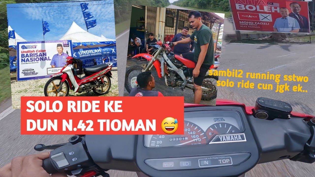 Runner Barang Honda CRF250R Dun Tioman N.42 | MotoVlog SSTWO - YouTube