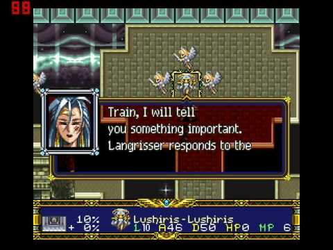 Der Langrisser - Elwin vs Lushiris (Independent path) - YouTube