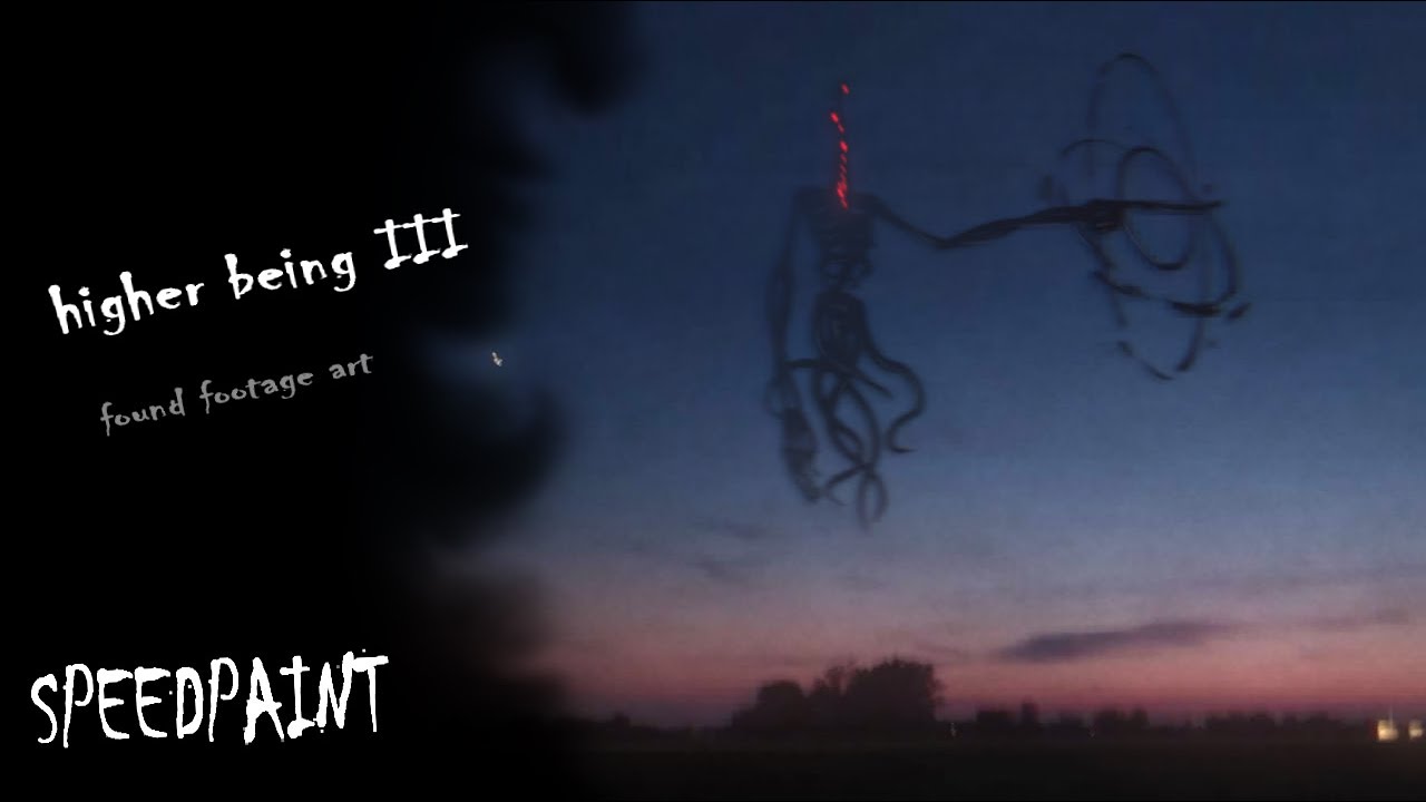 "Higher being III" - found footage art (Speedpaint) - YouTube