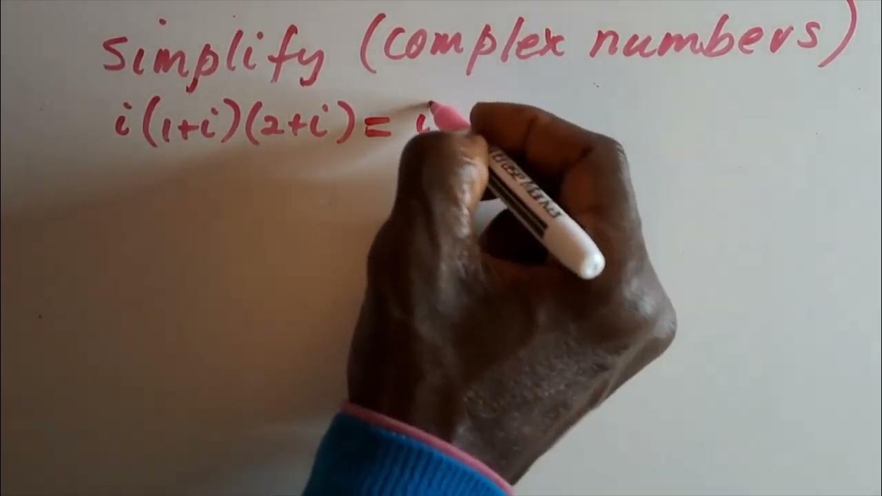 Simplifying complex number expressions 1 - YouTube