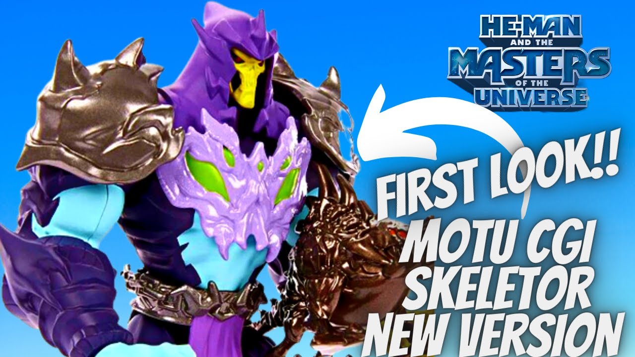 Masters Of The Universe CGI Skeletor New Version Figure First Look ...