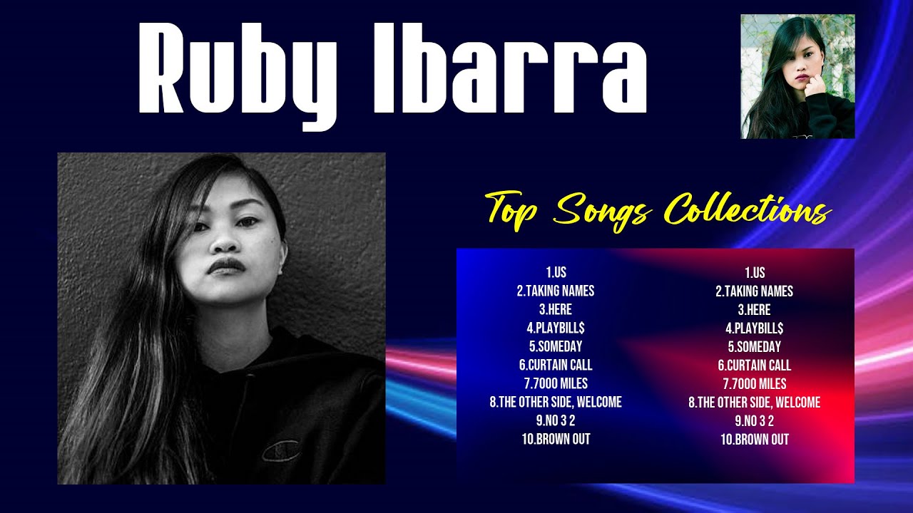 The Best Hits Songs of Ruby Ibarra Playlist Ever ~ Greatest Hits Of ...
