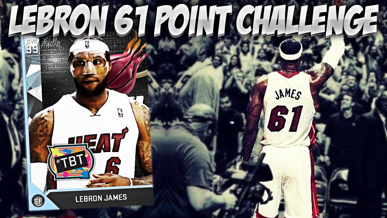 DIAMOND LEBRON 61 POINT DISCARD CHALLENGE! NBA 2K16 MyTeam - YouTube