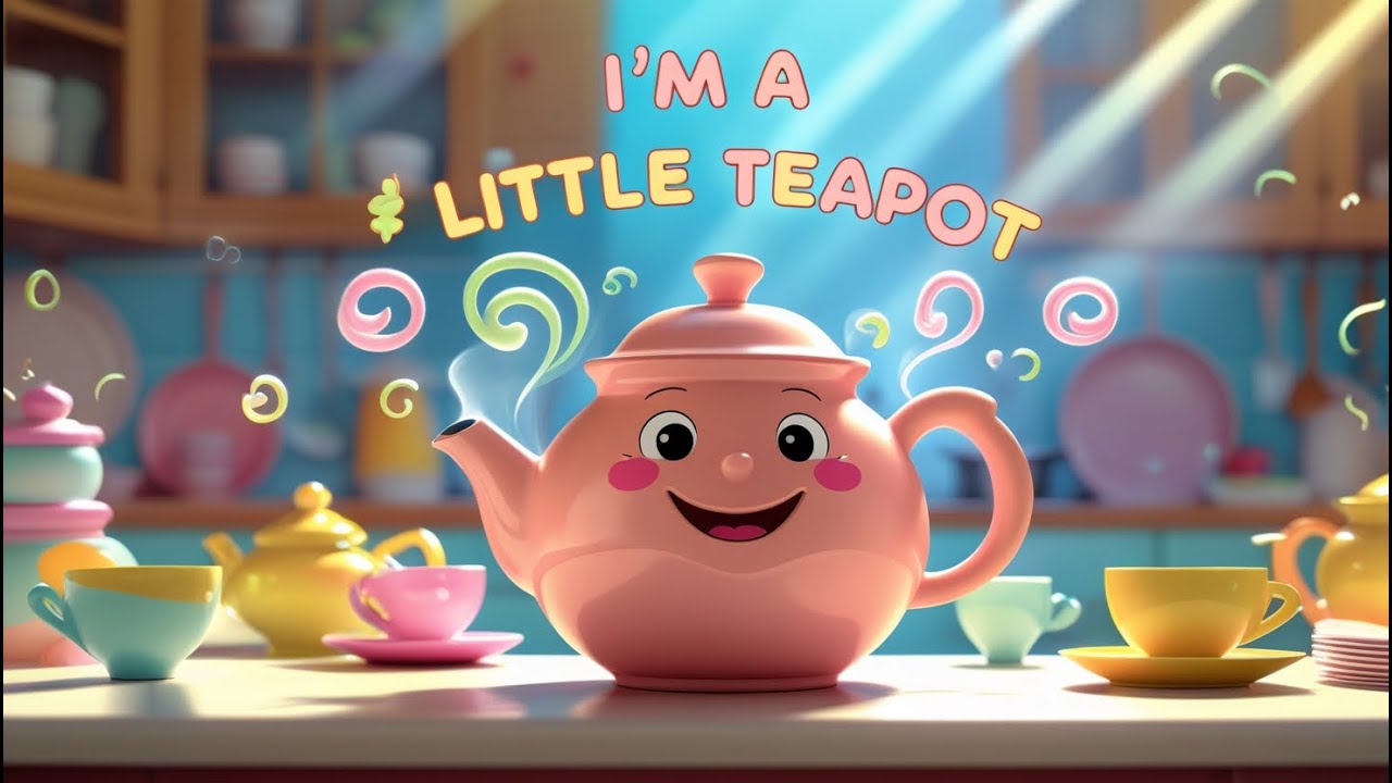 I'm a Little Teapot | Cute Animated Nursery Rhyme for Kids | Sing ...