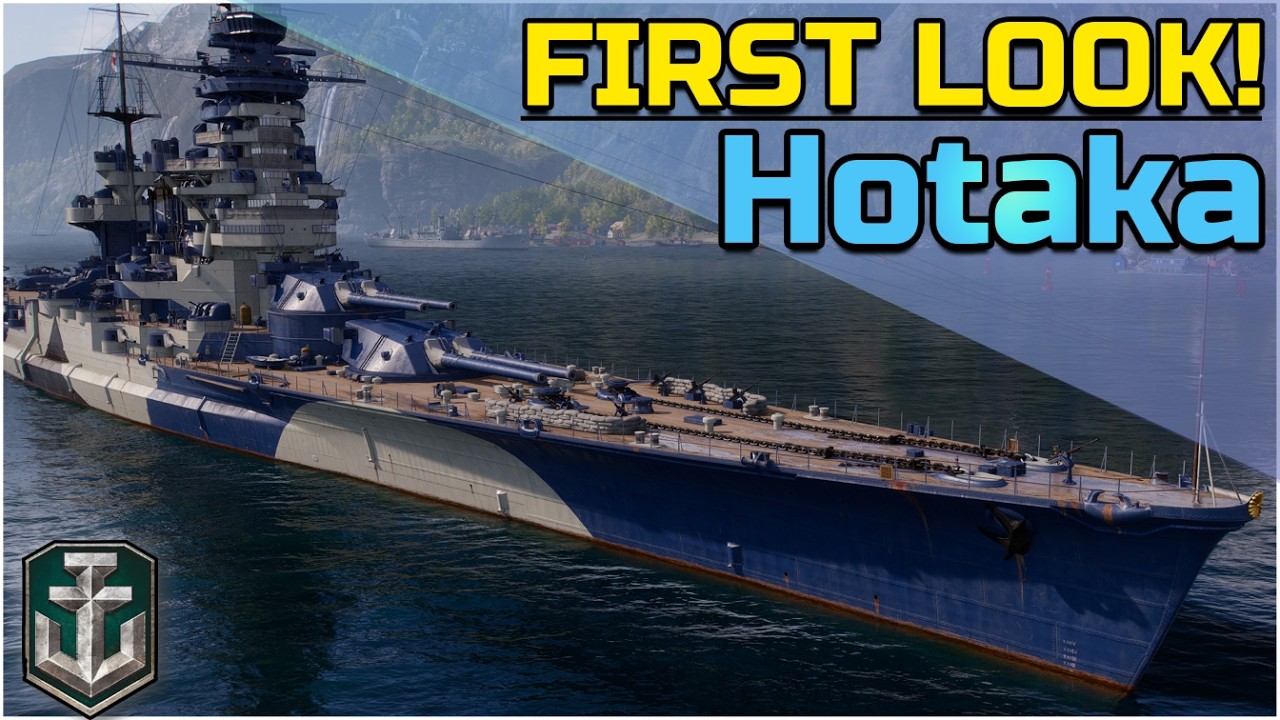 First Look Hotaka: Experimental 14.5km Secondary Battleship - YouTube