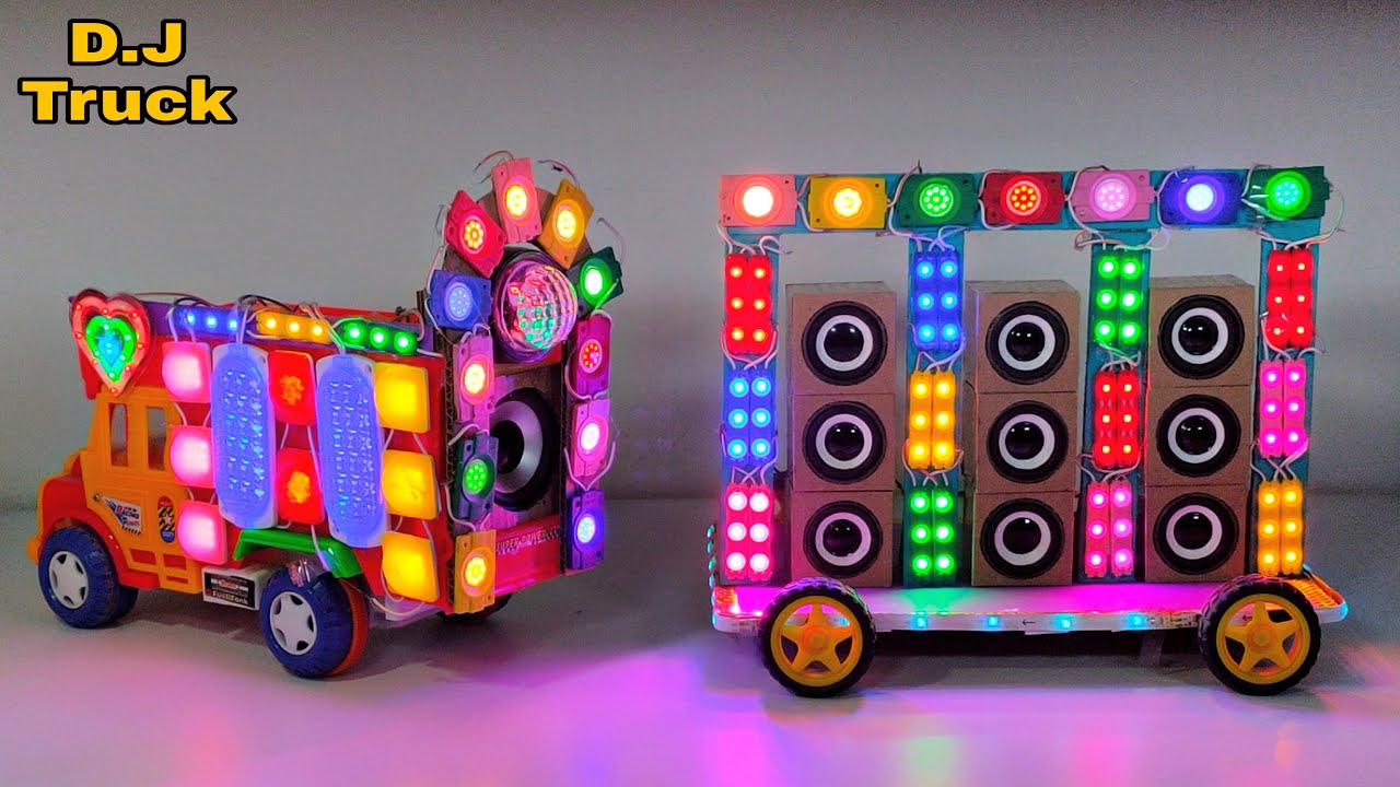 Supar Mini DJ Loading Truck Trolley Sound | with new DJ Cardboard Light ...