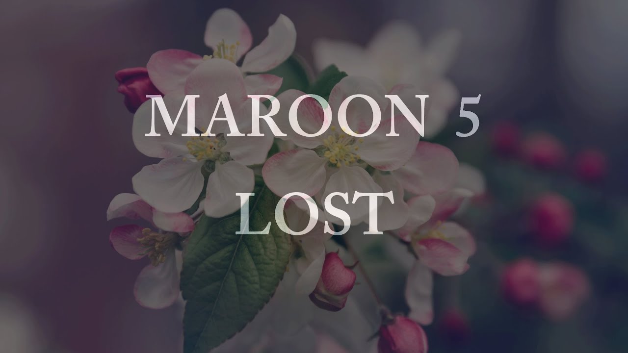 Maroon 5 - Lost ( Lyric Video) - YouTube