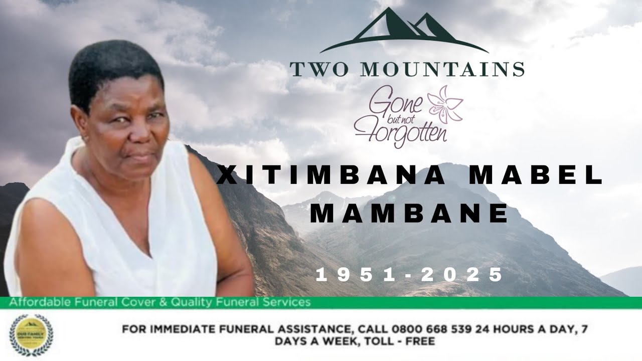 FUNERAL SERVICE OF XITIMBANA MABEL MAMBANE FUNERAL SERVICE - YouTube