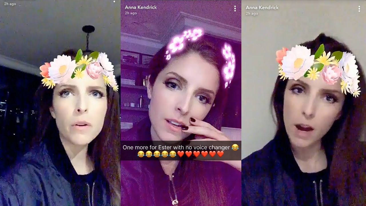 Anna Kendrick | Snapchat Story | 13 September 2017 - YouTube