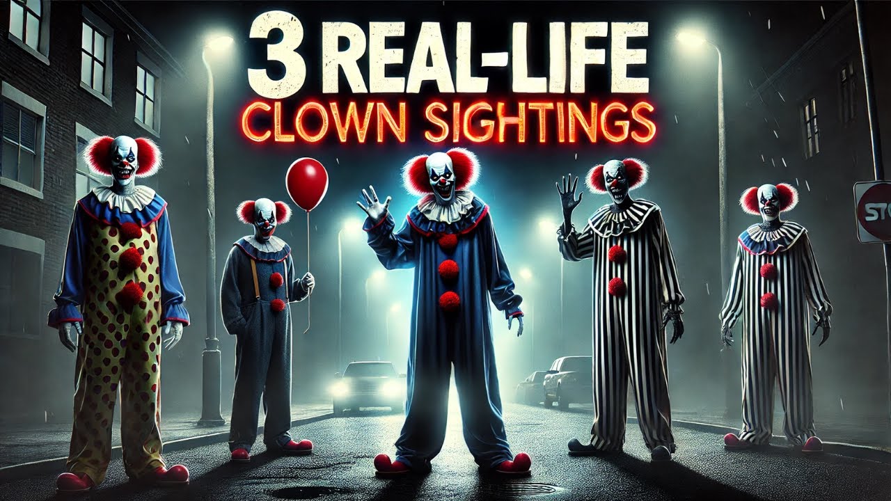 3 Real-Life Clown Sightings That Ended in Horror - YouTube