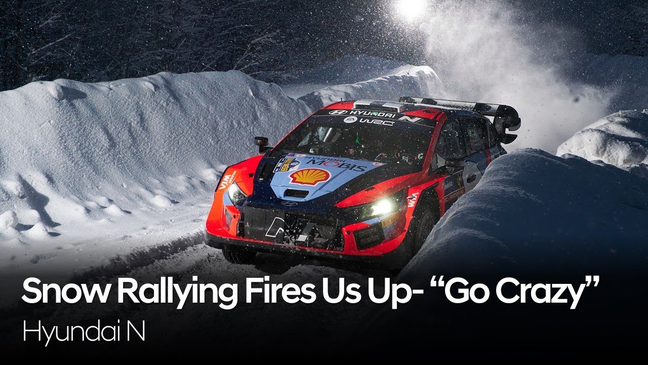 Snow rallying fires us up – “Go Crazy” | Hyundai N - YouTube