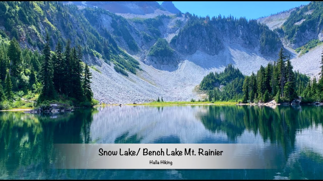 Hiking Snow Lake / Bench Lake Mount Rainier (Bear sighting) - YouTube