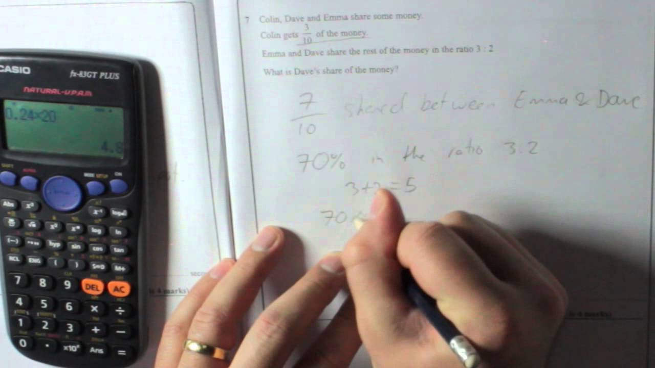 Edexcel GCSE Paper 2 June 2013 Question 7 Ratio Proportion YouTube edexcel-gcse-paper-2-june-2013-question-7-ratio-proportion-youtube