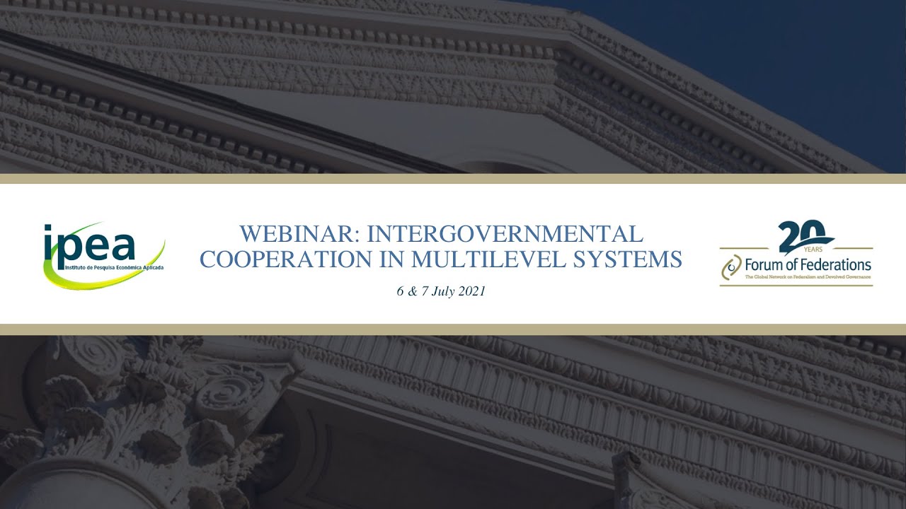 Intergovernmental Cooperation in Multilevel Systems - Day 1 - YouTube