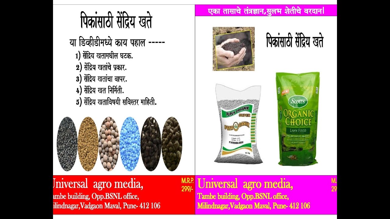 sendriy khate - सेंद्रीय खते (Marathi) M.S.Patil(Paid information ...