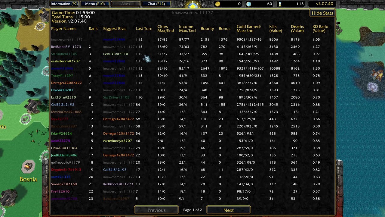 WC3 $50 Risk tournament game! - YouTube