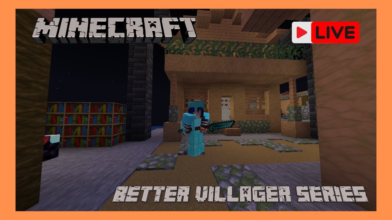 MINECRAFT BETTER VILLAGER LIVE 2 - YouTube