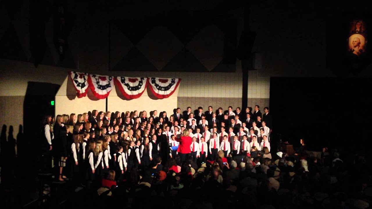 Aaron's American Heritage School Patriotic Choir Performance - YouTube