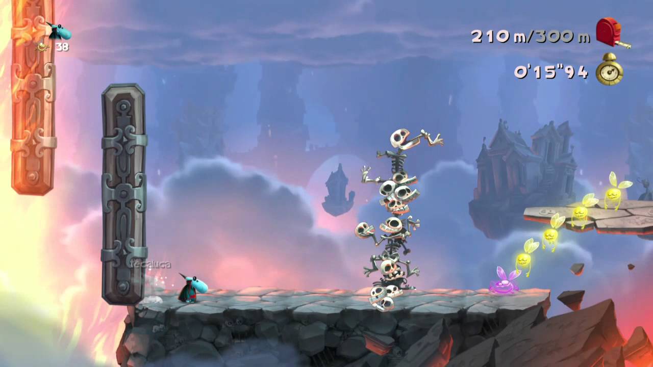 Rayman Legends - The Land Of The Livid Dead - 0'23"31 - YouTube