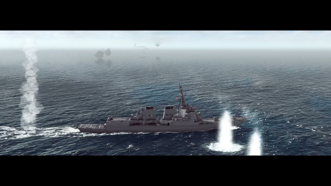 Beating the Ambush, Land attack mission with Arleigh Burke - Cold ...