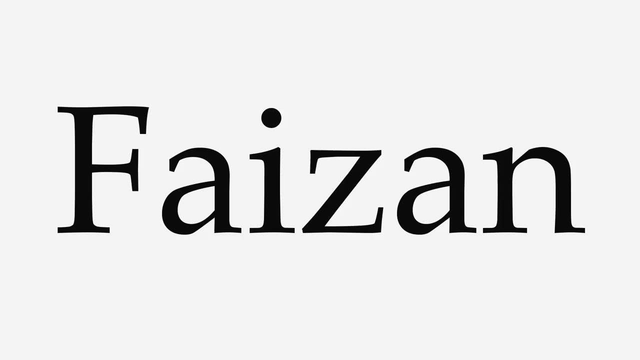 Faizan - YouTube