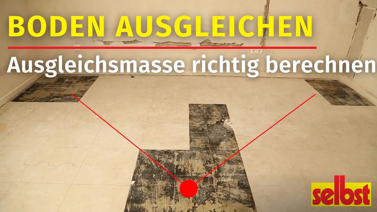 Ausgleichsmasse Verbrauch Berechnen
