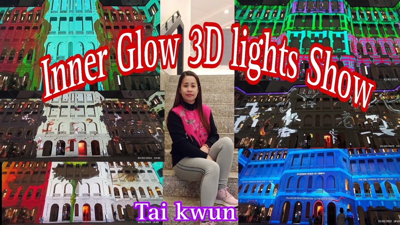 INNER GLOW 3D Lights Show ,Tai Kwun Hongkong #recheljoyvlogs #innerglow - YouTube