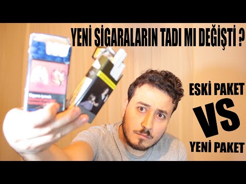 ESKİ SİGARA PAKETİ VS YENİ SİGARA PAKETİ DEĞİŞİKLİKLERİ ! ÇABUK BİTİYOR