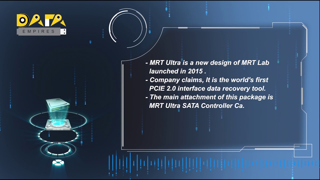 MRT ultra data recovery tool hardware introduction english - YouTube