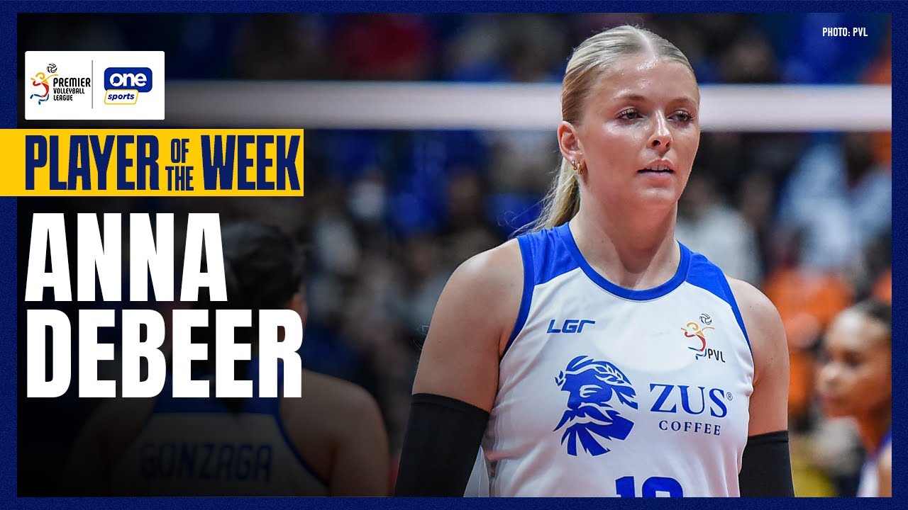 ANNA DEBEER | PLAYER OF THE WEEK | 2025 PVL REINFORCED CONFERENCE - YouTube